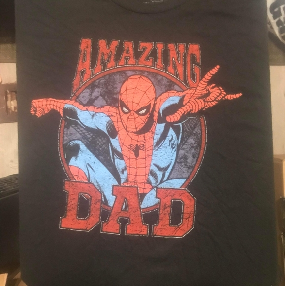 Marvel | Shirts | Marvel Spiderman Amazing Dad 2xl Shirt Brand New ...